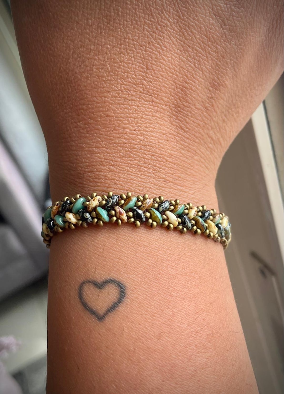 Multi Color Super Duo Bracelet Tutorial - Etsy