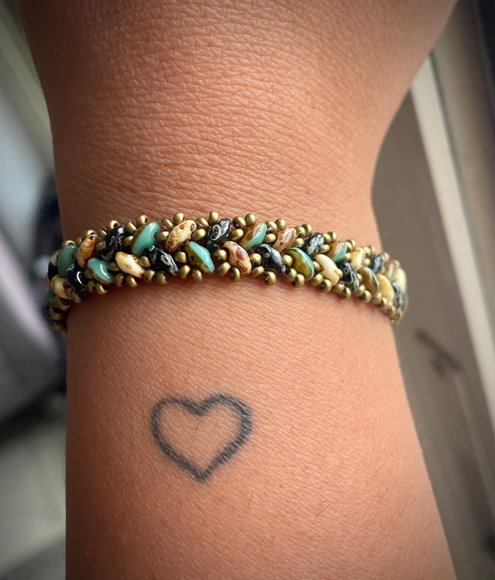Multi Color Super Duo Bracelet Tutorial - Etsy