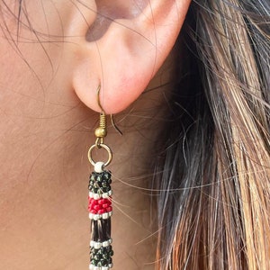 Tubular Peyote Earrings Tutorial - Etsy