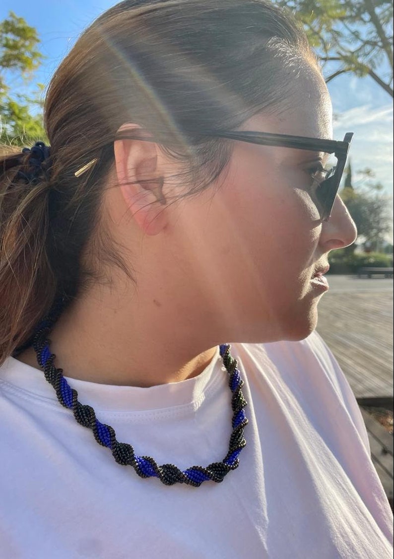 Spiral Herringbone Rope Necklace Tutorial - Etsy