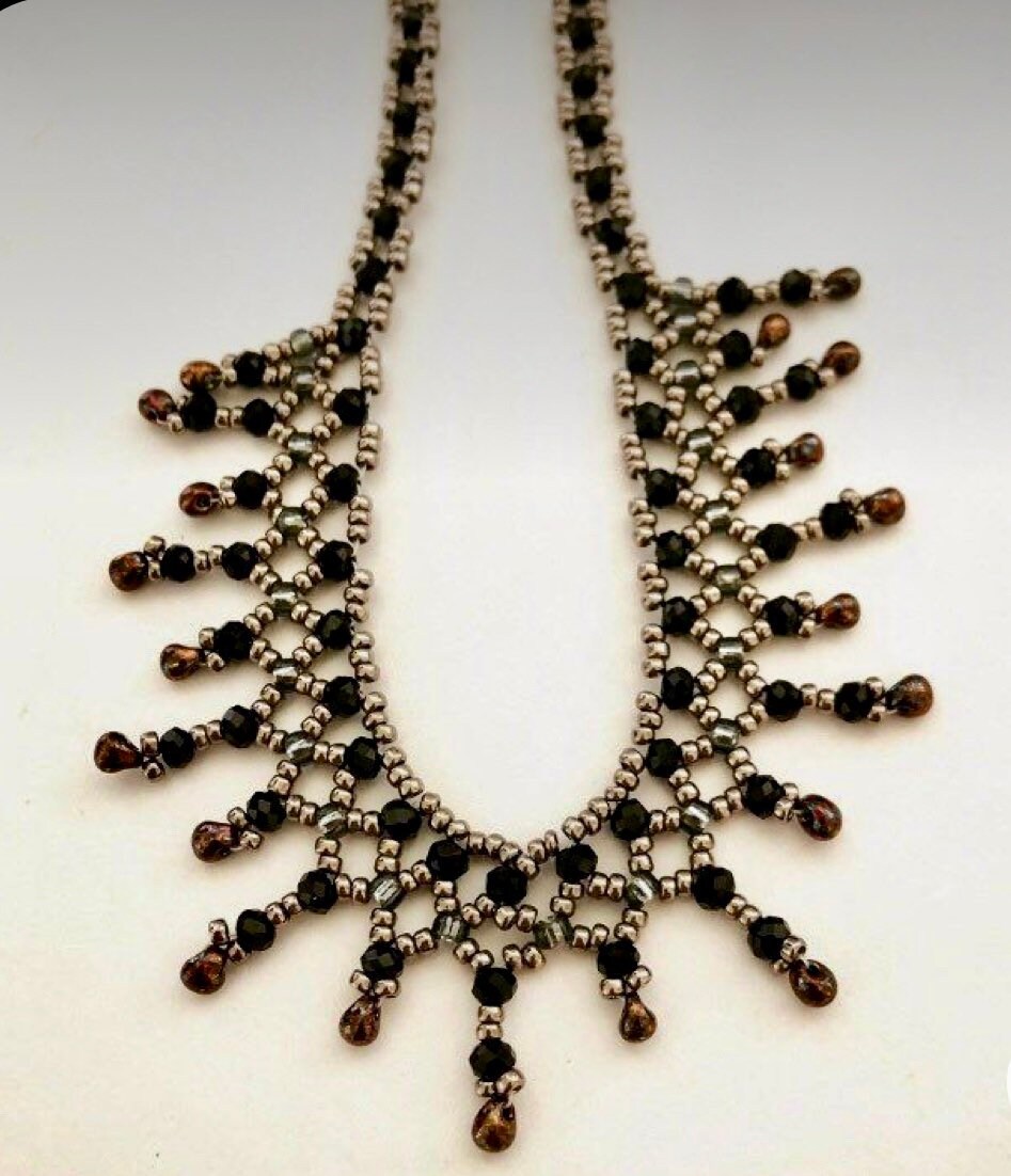 Beaded String Necklace Tutorial - Etsy