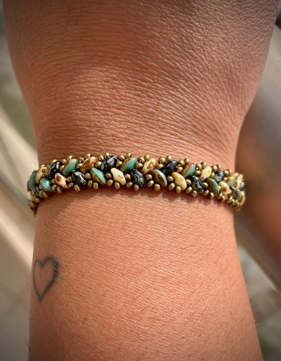 Multi Color Super Duo Bracelet Tutorial - Etsy