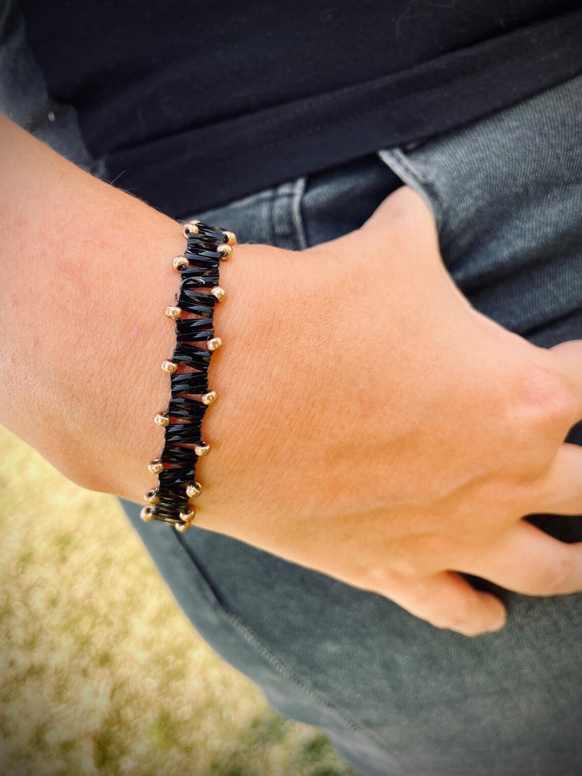 Beaded Summer Bugle Bracelet Tutorial - Etsy