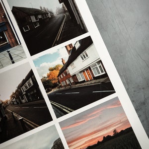 Hitchin Fine Art Grid Poster Print medium Size, Textured Feel, Photo ...