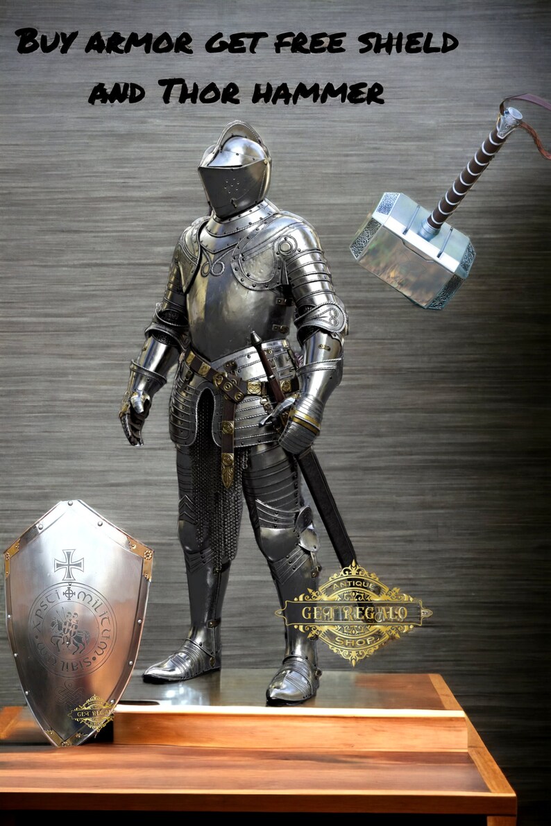 Medieval Combat Full Body Armor Suit Knight Armor Costume Battle ...