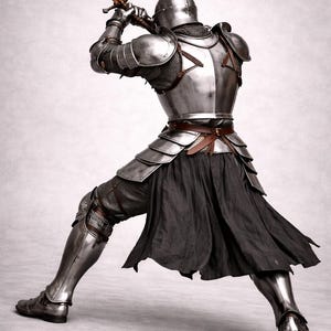 Medieval Knight Full Body Armor Suit: 18 Gauge Steel Combat Cosplay ...
