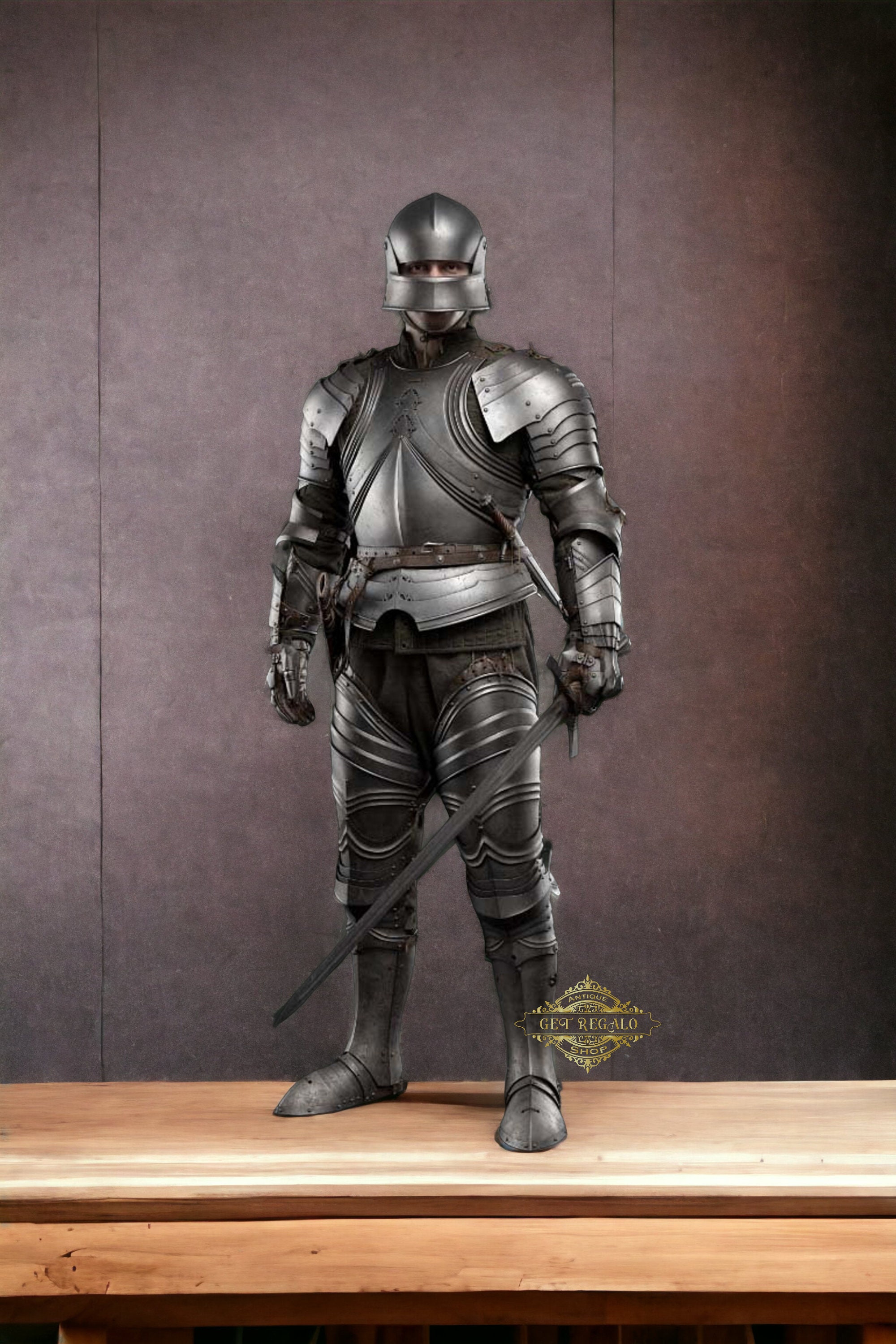 Medieval Combat Full Body Armor Suit Gothic Armor Suit Battle Warrior ...