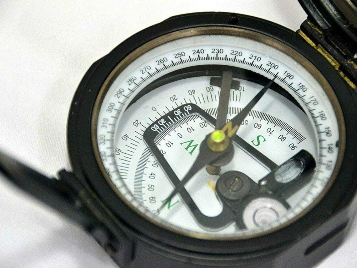 BRASS Geological Brunton Transit Compass (black_3 Inch ) - Etsy