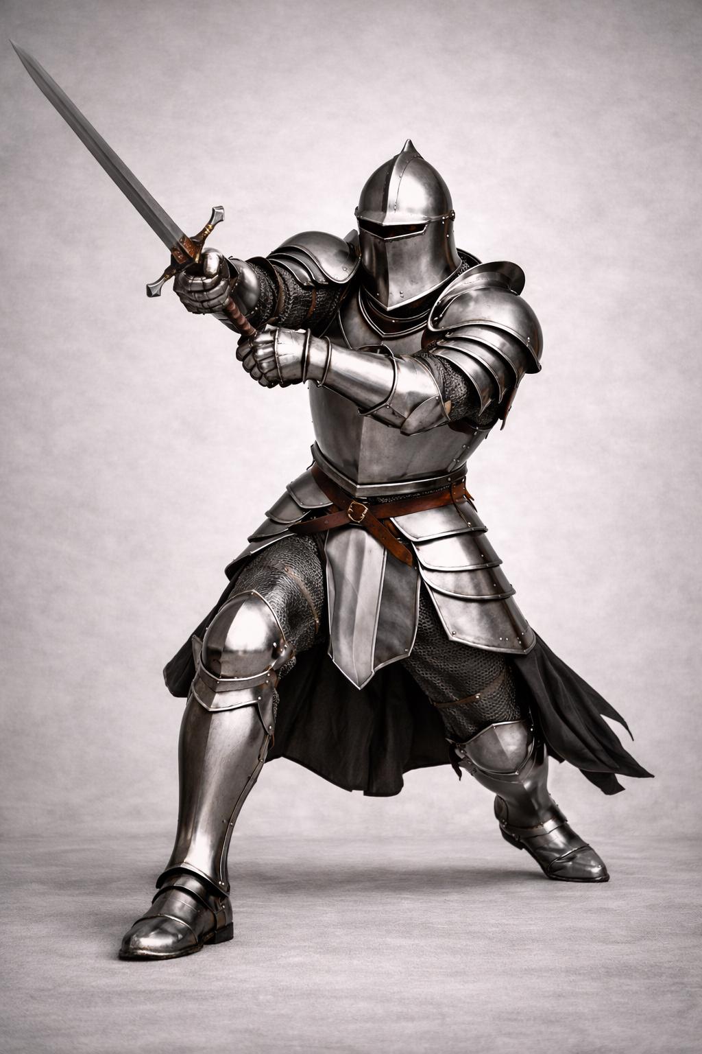 Medieval Knight Full Body Armor Suit: 18 Gauge Steel Combat Cosplay ...