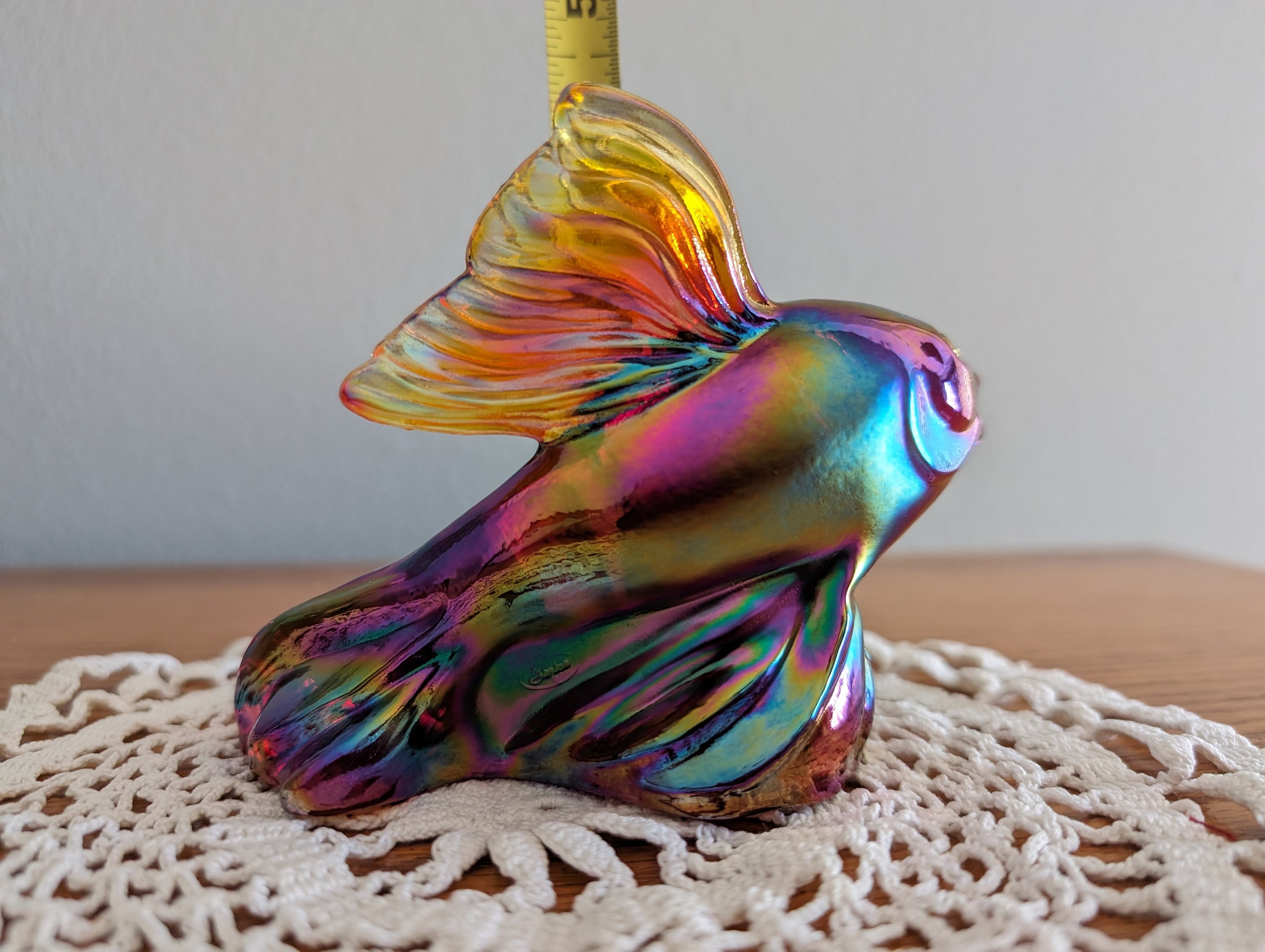 Fenton Glass Fish Figure - Etsy