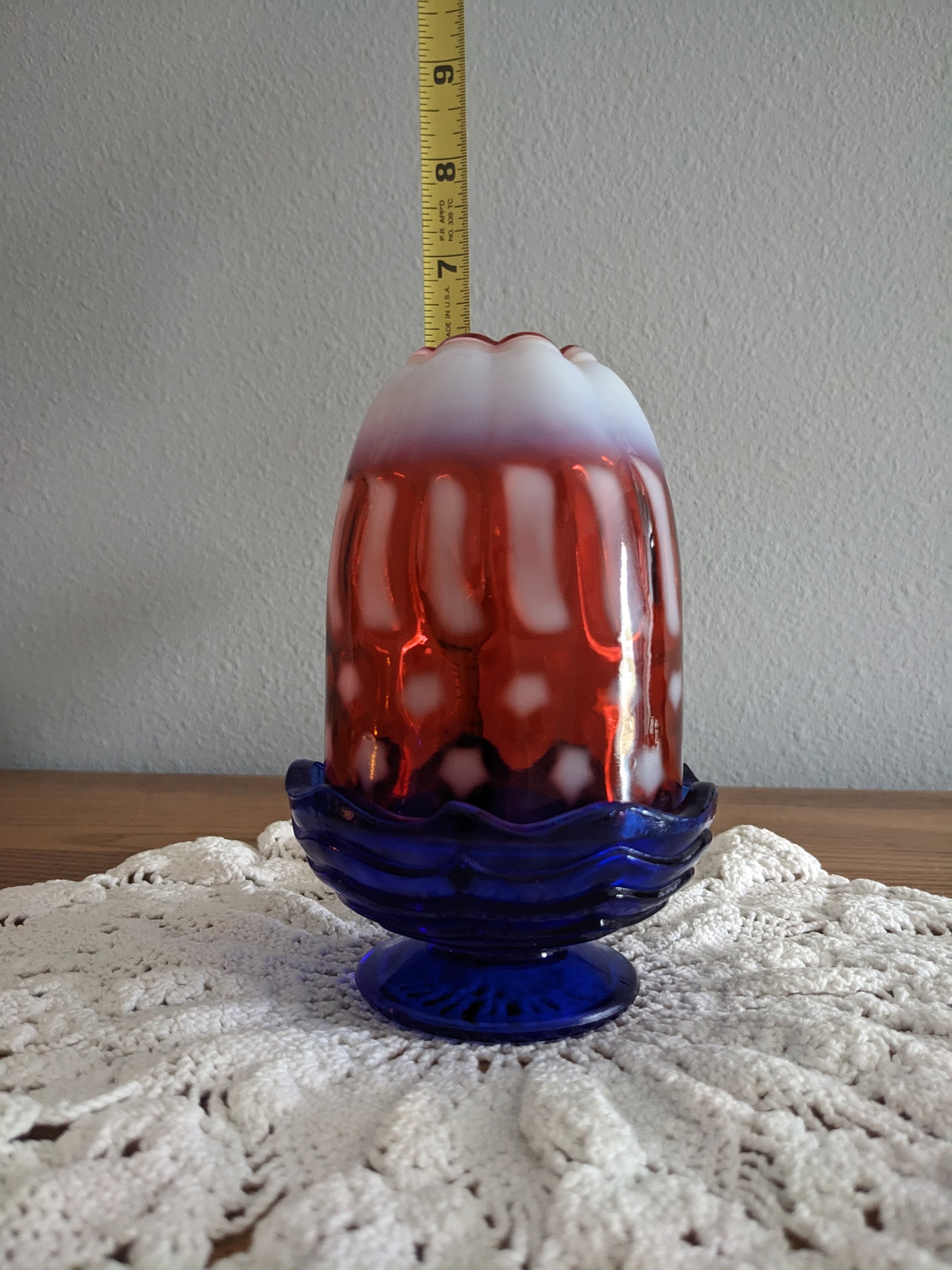 Fenton Stars and Stripes Fairy Lamp - Etsy
