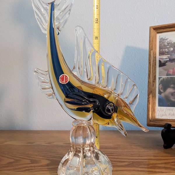 Murano Glass Fish Figurines - Etsy