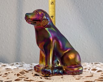FENTON Glass Dog Lab Burmese Limited Edition Signed and Numbered 1330 ...