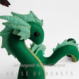 Jormungandr the World Serpent/ the Midgard Serpent/ Sea Serpent. DIY ...