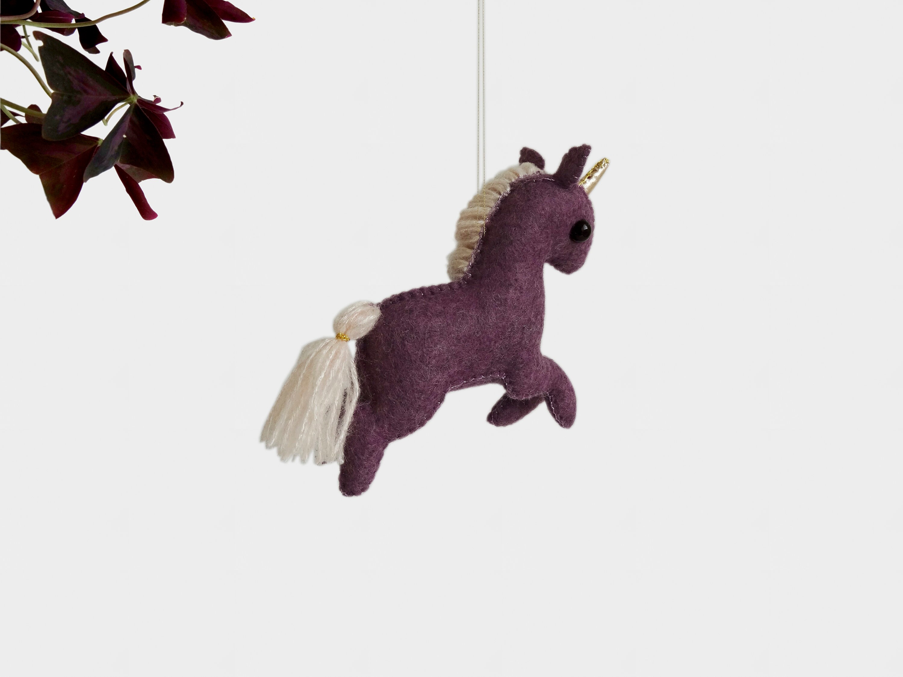 Pegasus & Unicorn Foals. DIY Stuffed Felt Animal. Sewing Pattern and ...