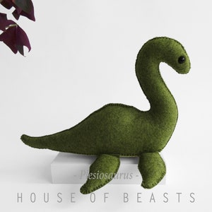 Felt Plesiosaurus/ Felt Sea Dinosaur. DIY Sewing Pattern and Guide. - Etsy