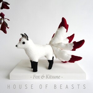 Fox & Kitsune. DIY Stuffed Felt Animal. Pattern and Sewing - Etsy