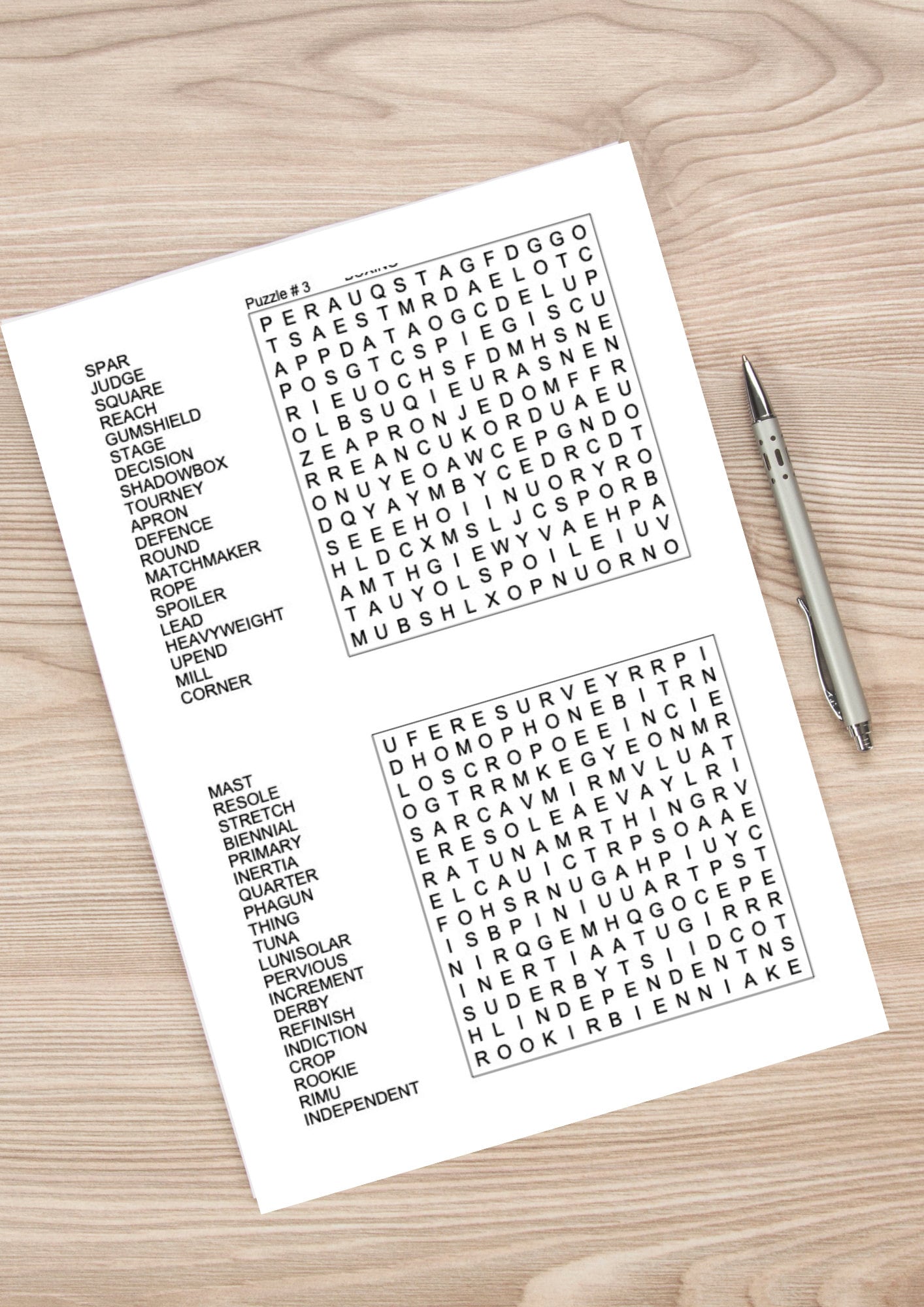 600 Ct Word Search Puzzles Adult Word Search Puzzles Digital Downloads ...