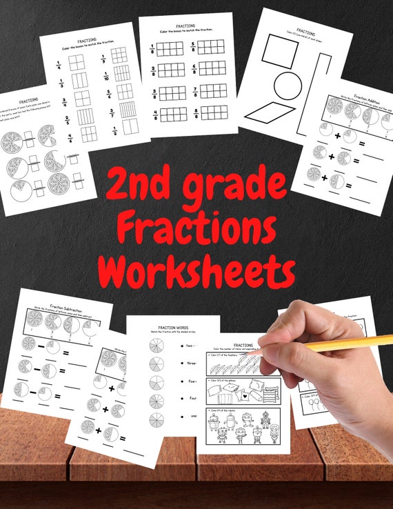 Fraction Worksheets For 2nd Grade Printable Math Fraction Worksheet 1
