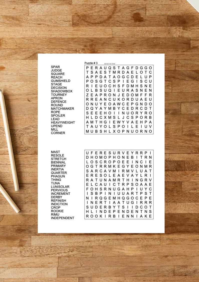 600 Engaging Word Search Puzzle Pdfs | Printable Brain Teasers for All ...