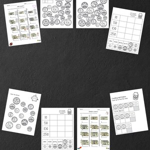 2nd Grade Money Worksheets: 50 Pages of Fun Coin & Dollar Counting ...