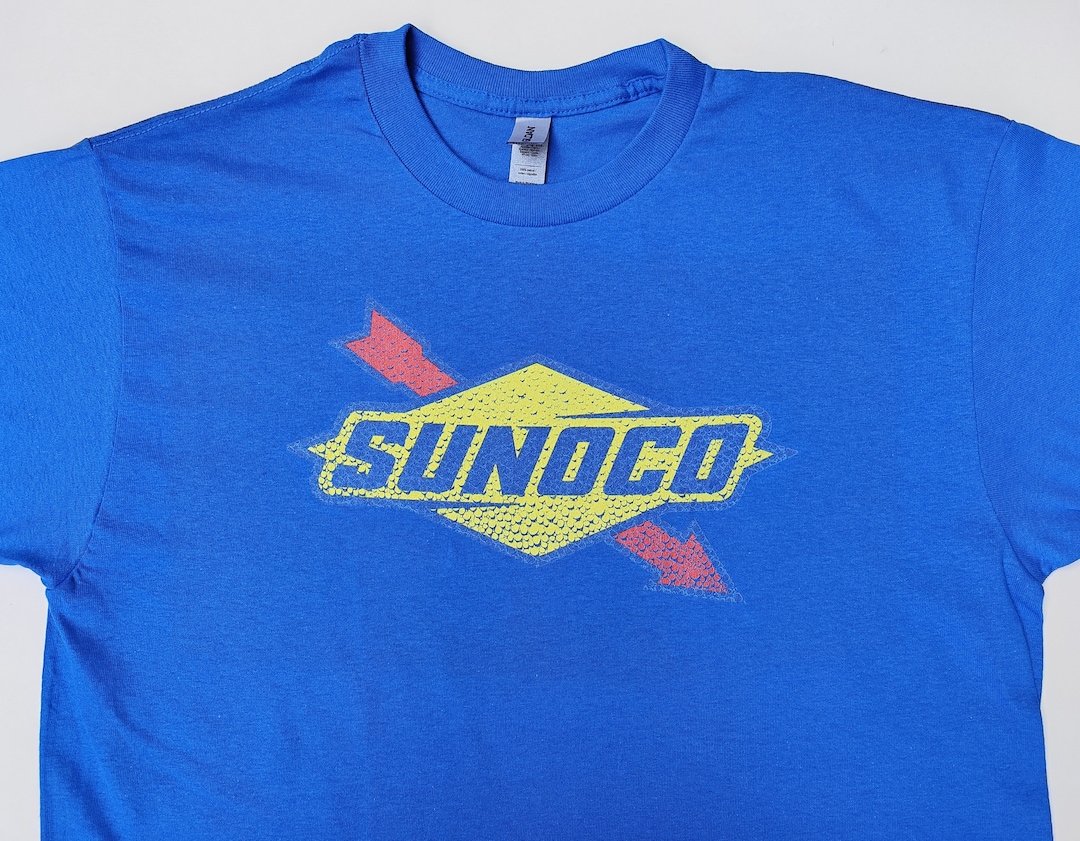 Sunoco Oil Stylised 'bubbles' Logo T-shirt Blue - Etsy