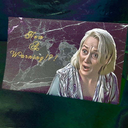 NOW A Warning Death Becomes Her Potion Sticker // Approx - Etsy