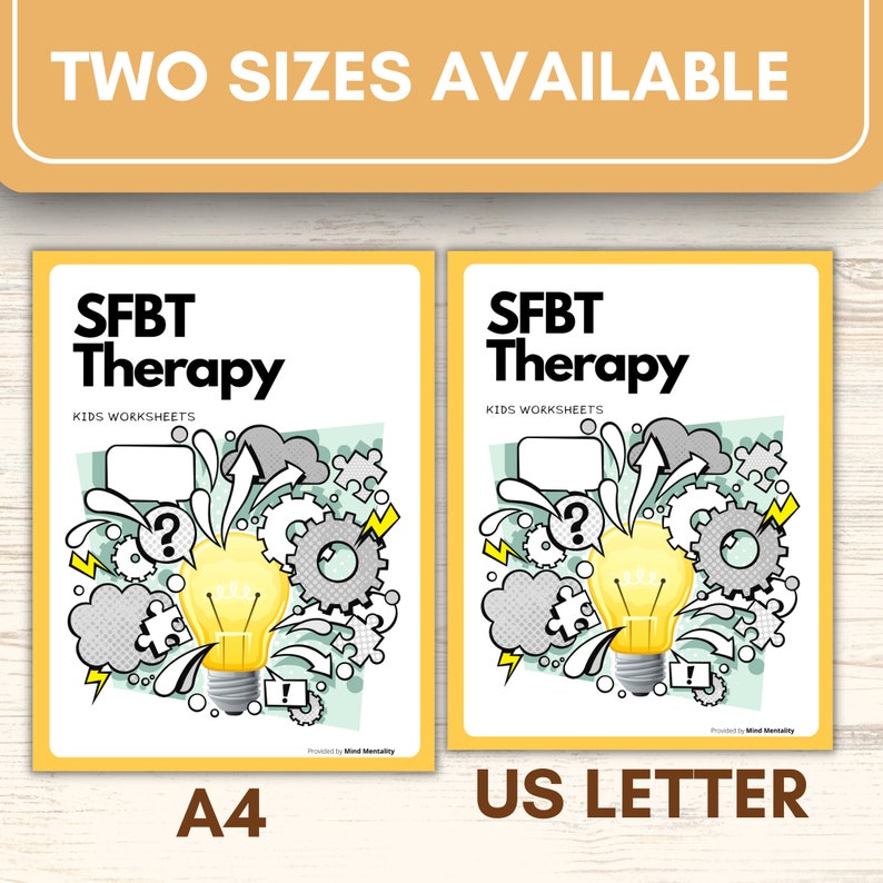 SFBT Worksheets for Kids Solution Focused Therapy SFBT - Etsy