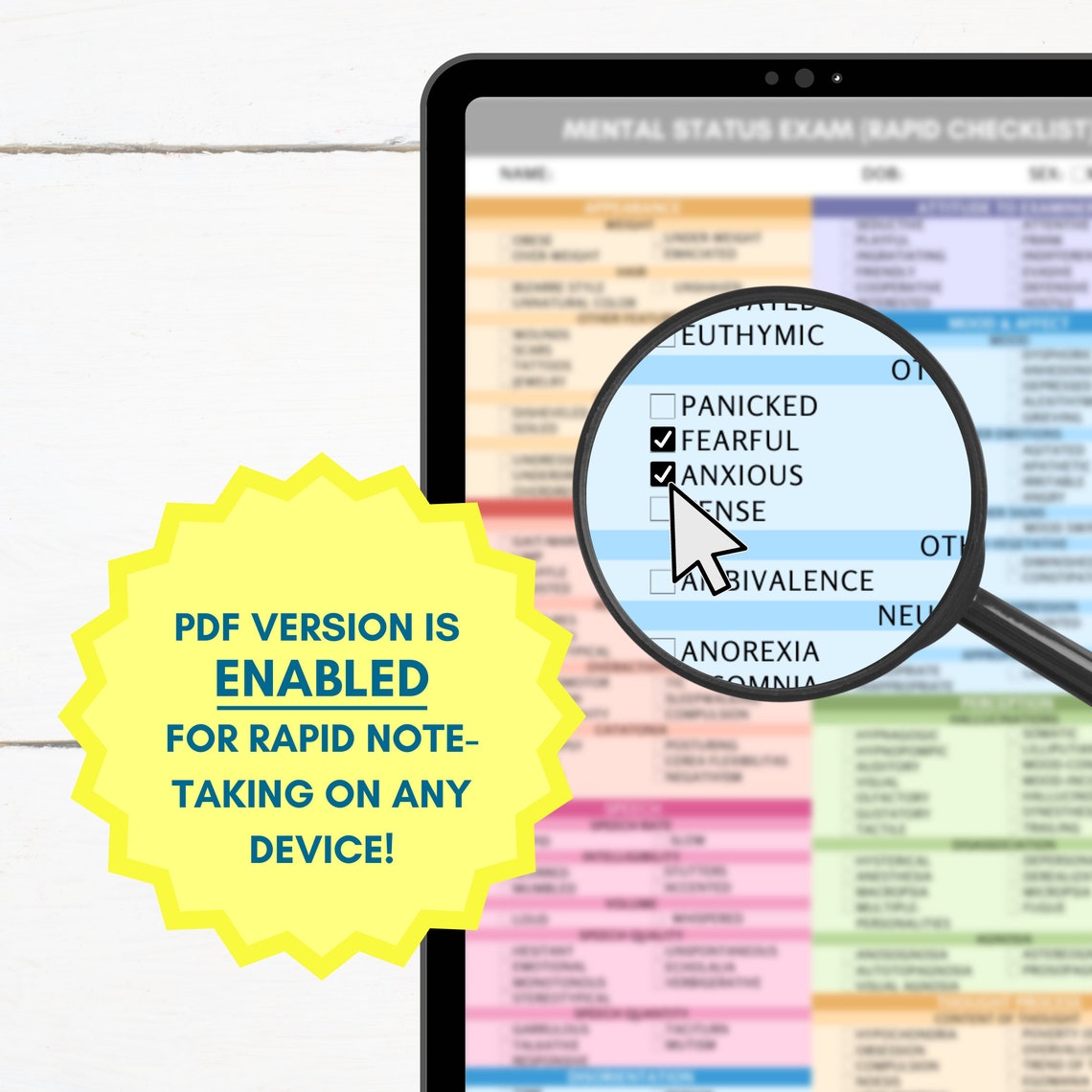 Mse 6 Cheatsheet Mse Cheatsheet Therapist Counselor Etsy 