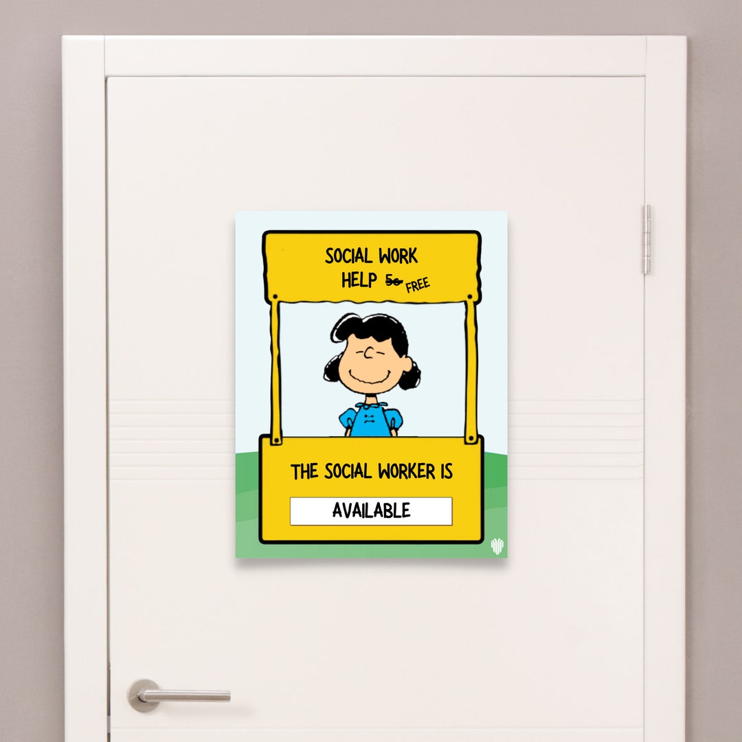 The Social Worker is in Digital Print Social Worker Gift Social Worker ...