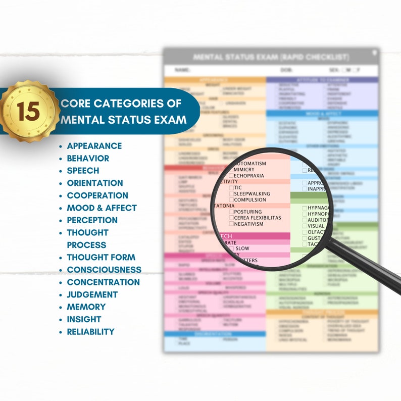 Mse 6 Cheatsheet Mse Cheatsheet Therapist Counselor Etsy 