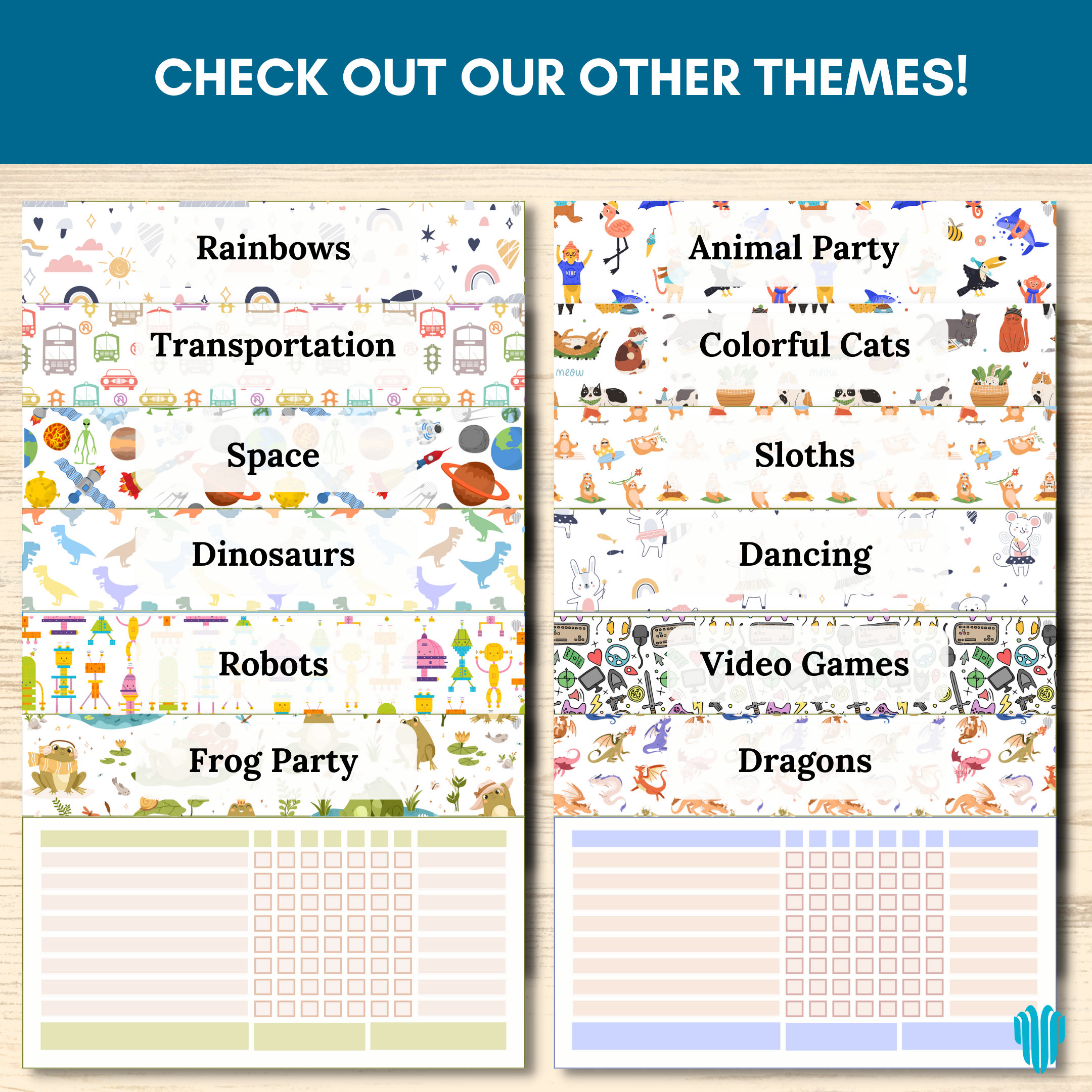 Dinosaur Bundle Printable Weekly Calendar Custom Reward - Etsy