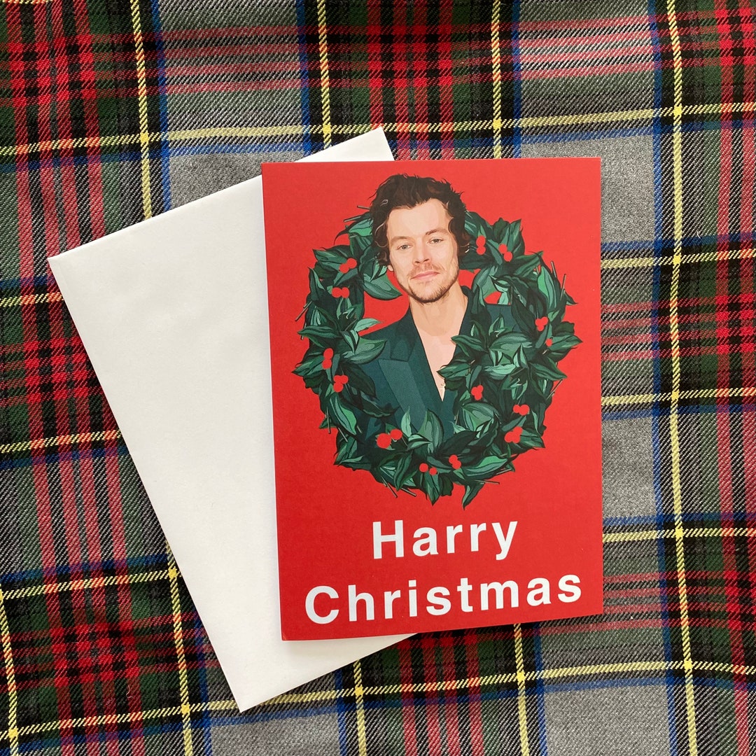 Harry Styles | Harry Styles Christmas Card | Harry Christmas - Etsy UK
