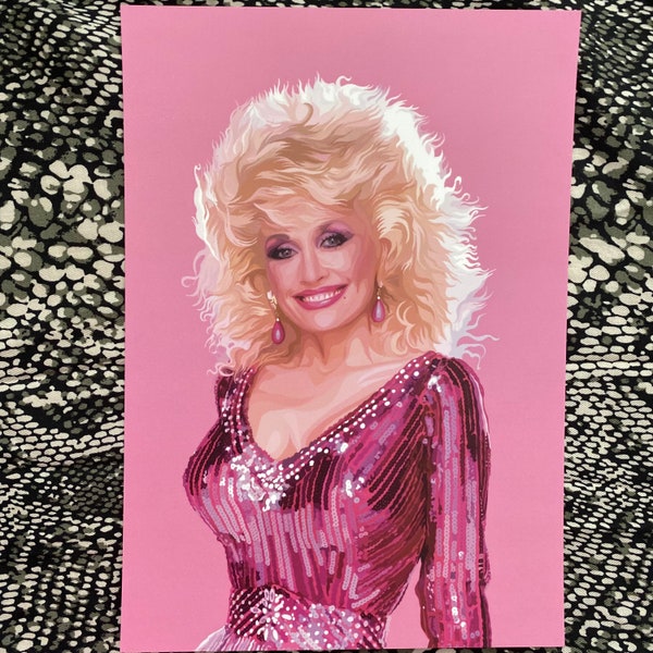 Dolly Parton Print - Etsy UK
