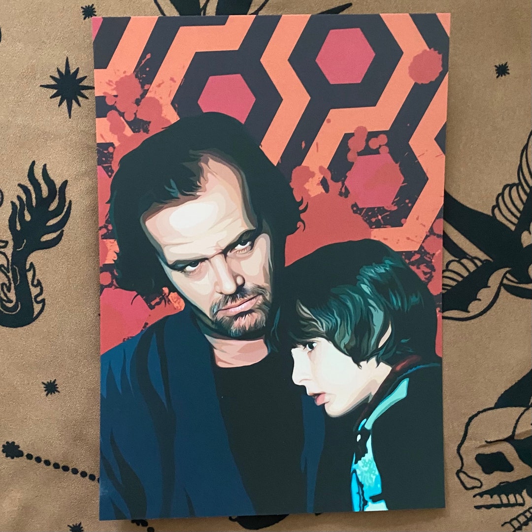 The Shining Print the Shining Inspired Print Jack and Danny Heeeres ...