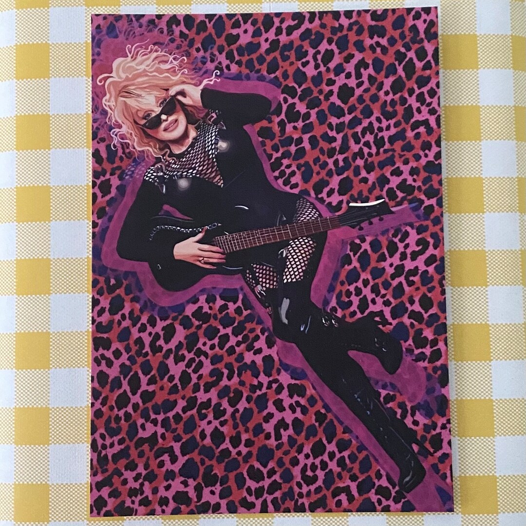 Dolly Parton Print Rockstar Dolly Inspired Print Valentines Gift ...