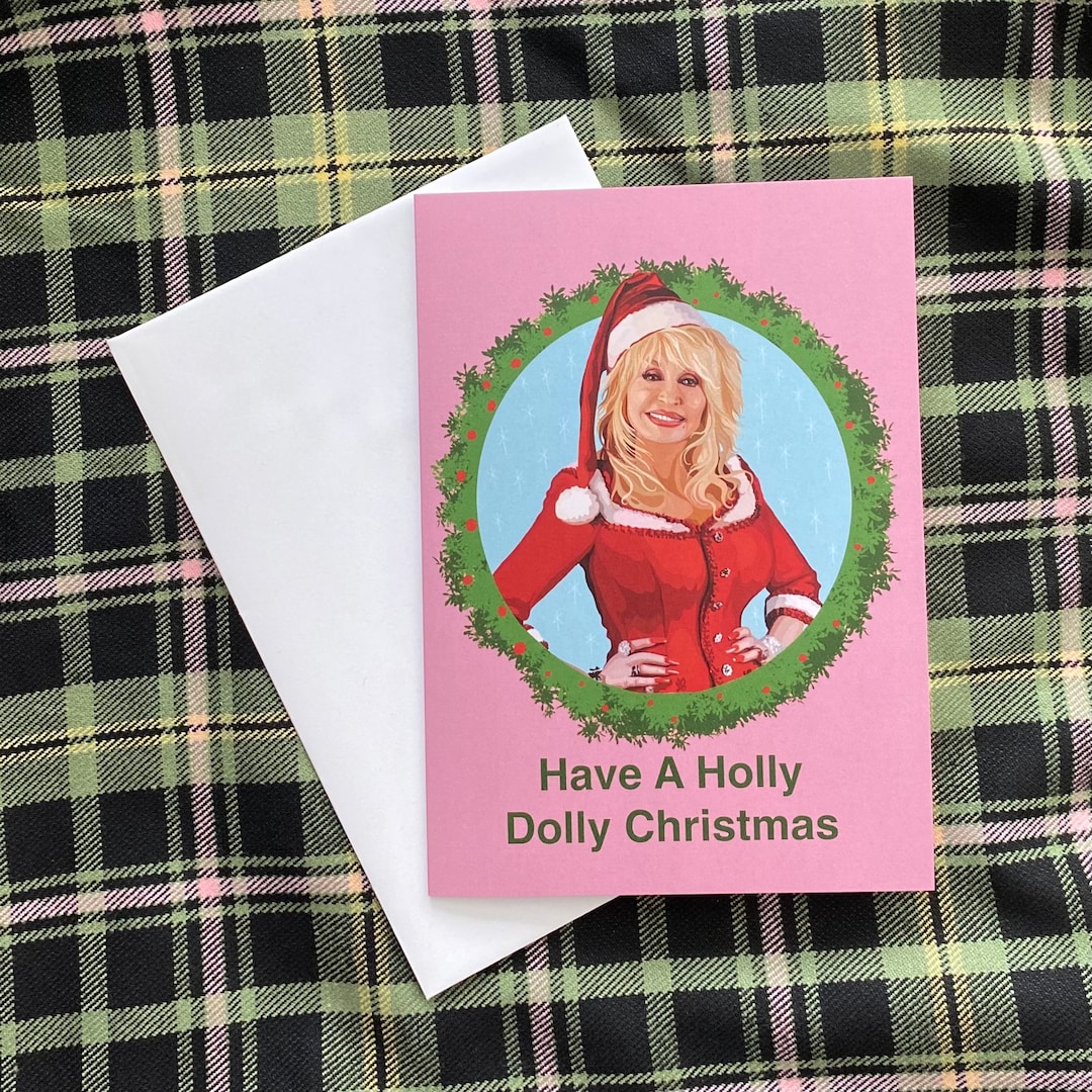 Dolly Parton Have a Holly Dolly Christmas Dolly Parton Christmas Card ...