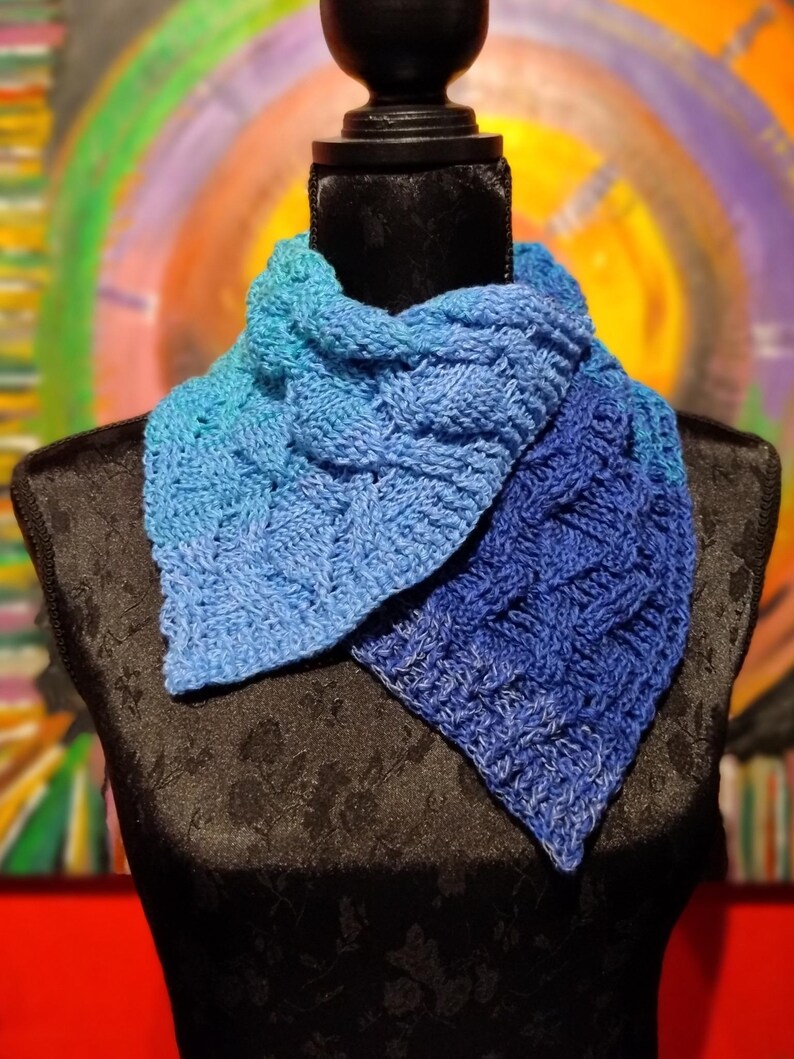 Crochet Pattern Scarf and Folding Scarf "syke" - Etsy