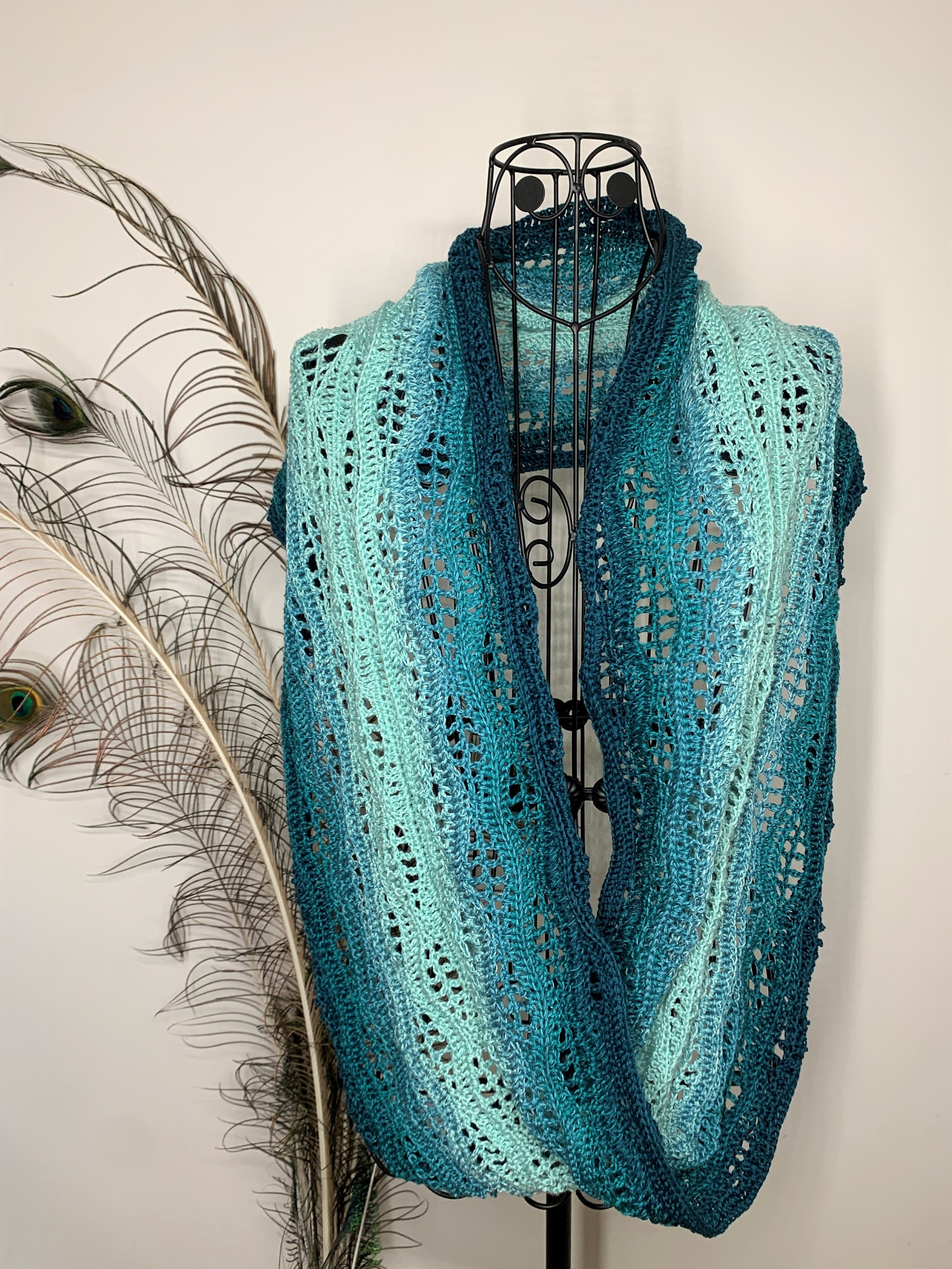 Crochet Pattern penelope Moebius Loop Scarf - Etsy