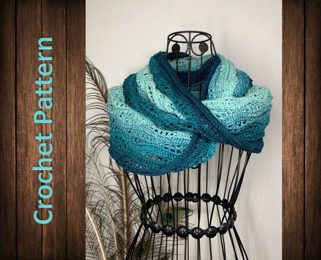 Crochet Pattern "penelope" Moebius Loop Scarf - Etsy