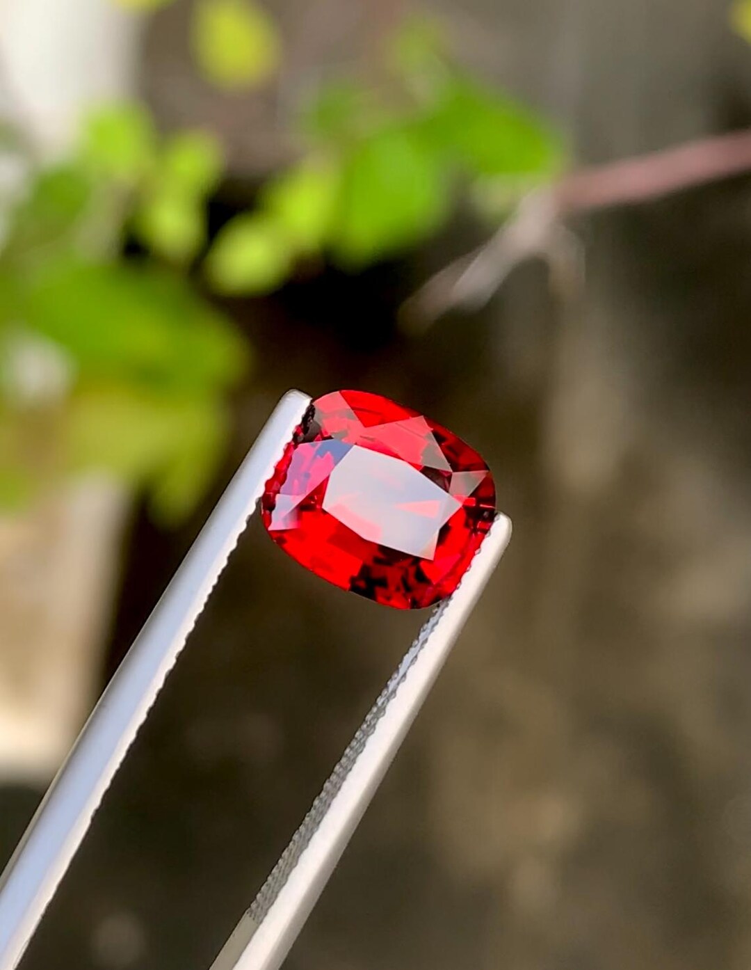 Pigeon Blood Red Spinel, Cushion Cut Gemstone, 2.80 Carats - Etsy UK