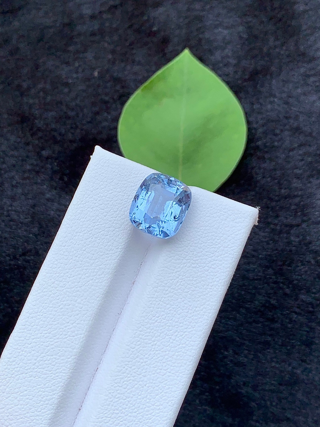 Santa Maria Color Aquamarine Beryl Gemstone , Cushion Cut Aquamarine ...
