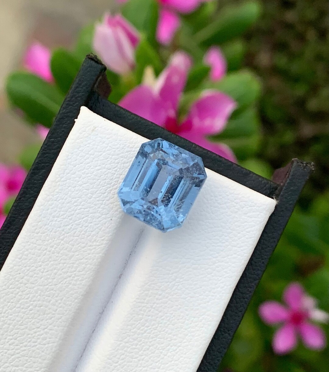 Natural Aquamarine Octagon Cut Stone for Jewelry Eye Clean - Etsy