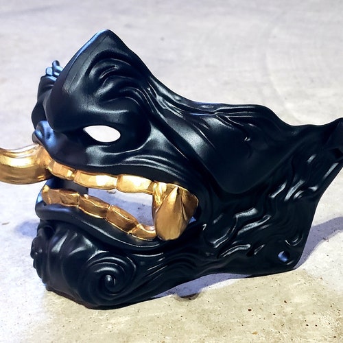 Fully Wearable Oni Mask - Etsy