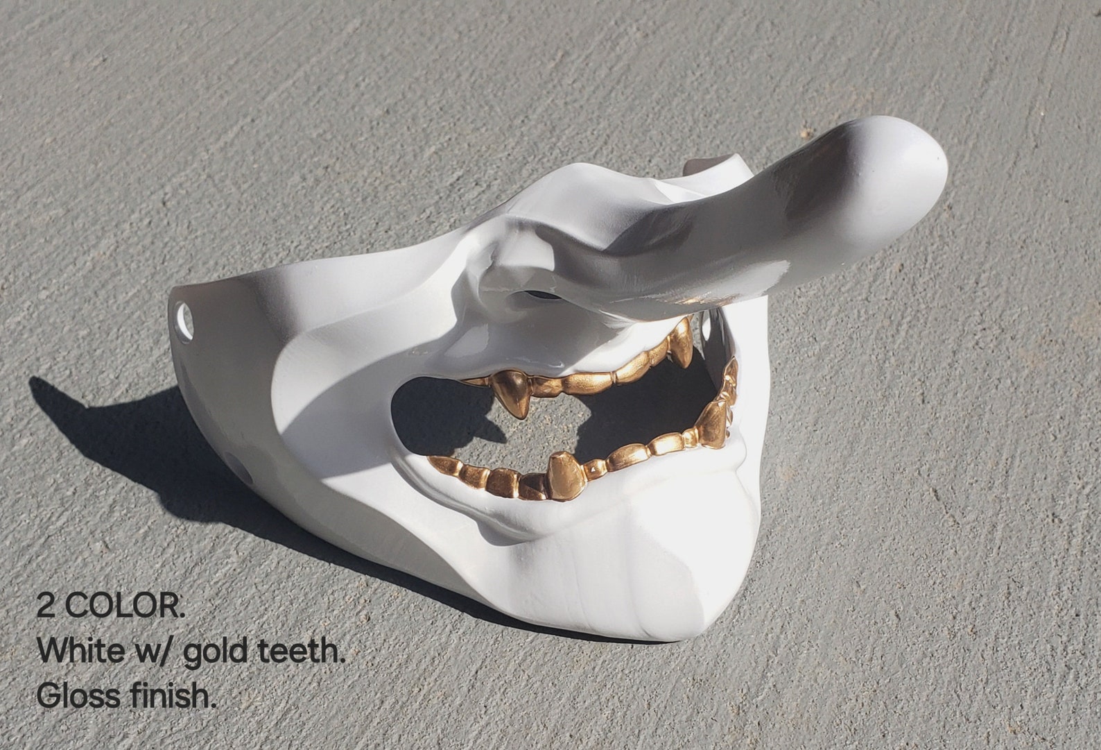 Tengu Mask Wearable or Decorative 3D Printed Resin Painted and Sealed ...
