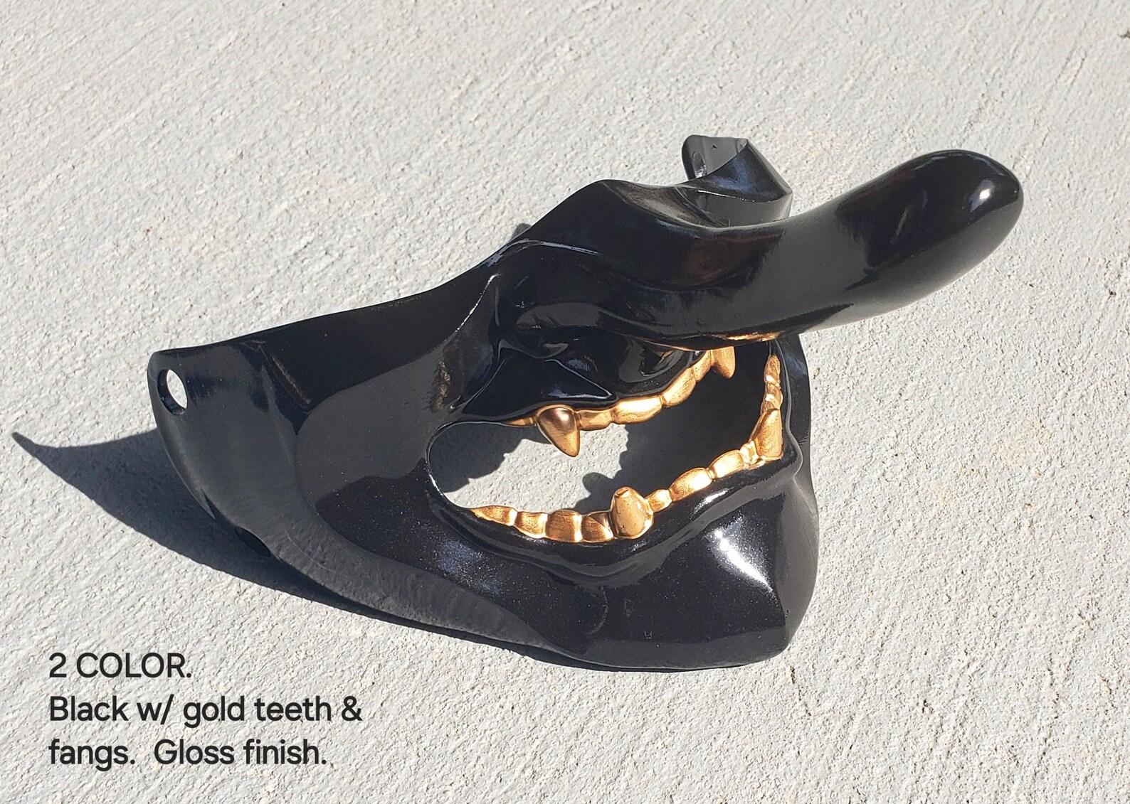 Tengu Mask Wearable or Decorative 3D Printed Resin Painted and Sealed ...