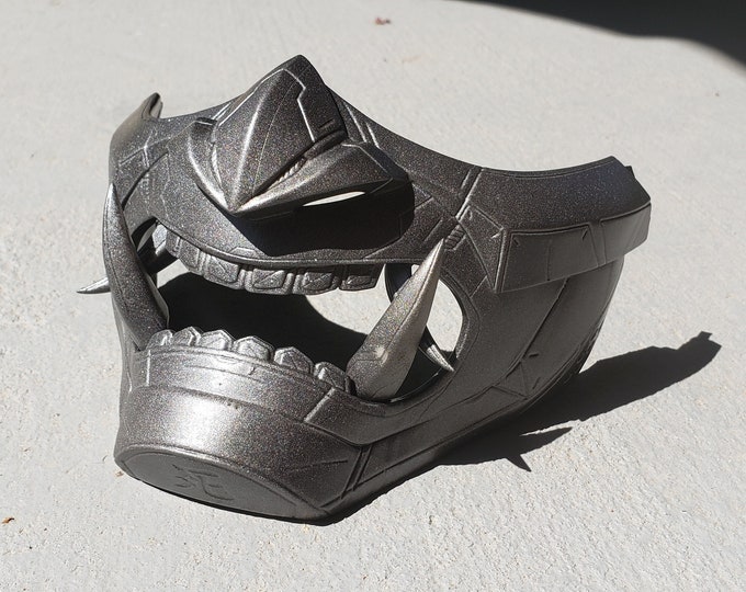 Cyber Oni Mask - Etsy