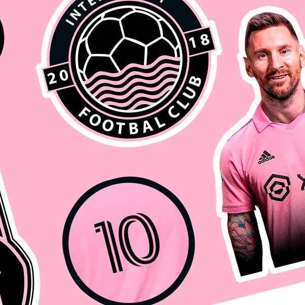 Messi Inter Miami PNG Sticker Cameo Cut Print JPG Soccer - Etsy México