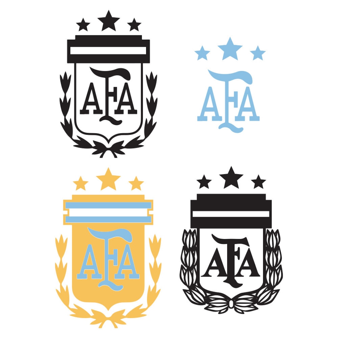 4 Vector AFA Argentina Logo 2023 for Outdoor Vinyl Dxf,svg,eps Cameo ...