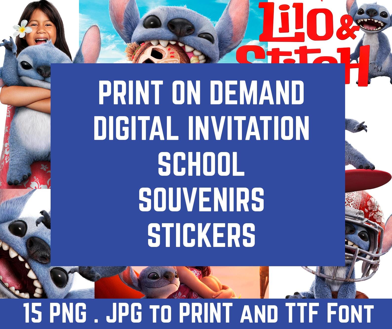 Lilo and Stitch Character Pack JPG, New Stitch Movie PNG, Stitch Clip ...
